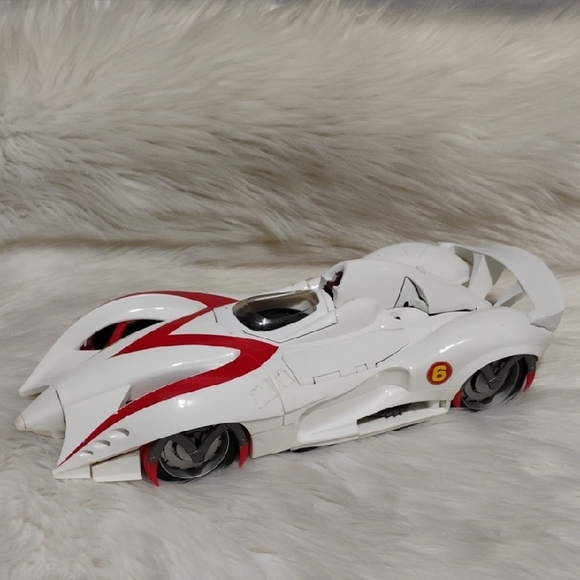 Mattel | Toys | Speed Racer Movie Vehicle White Red Racing Car Toy ...